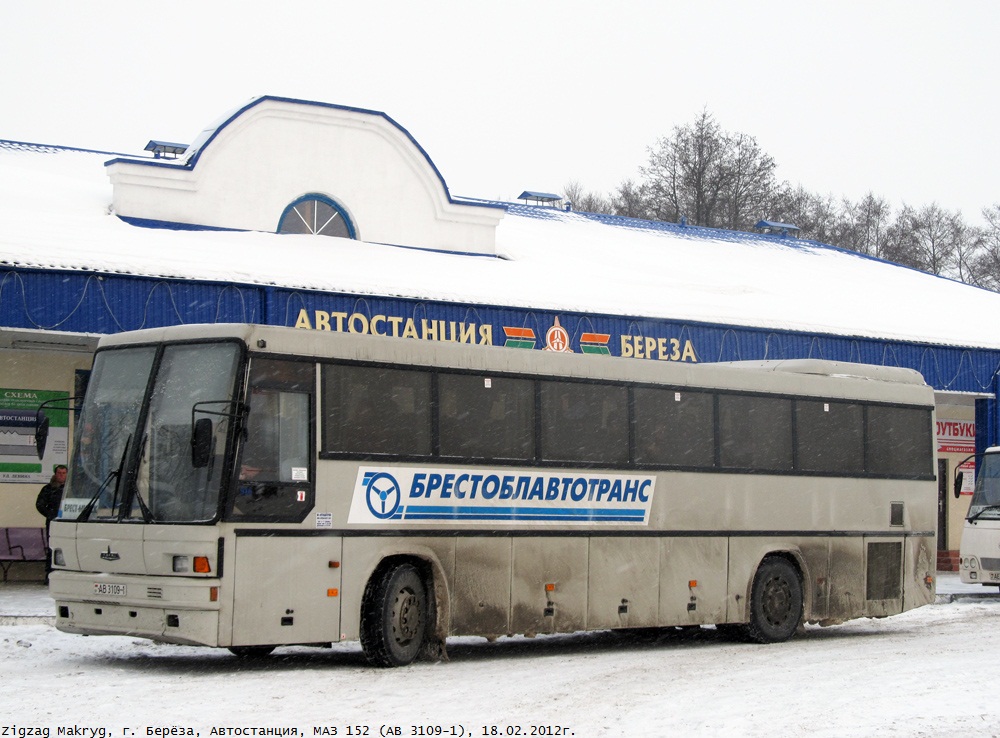 Brest, MAZ-152.062 # 916 — Photo — BUSPHOTO