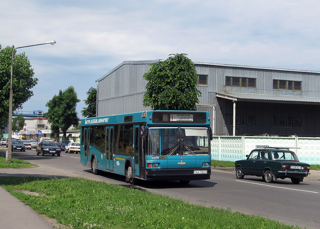 Molodechno, MAZ-103.060 # 21593 — Photo — BUSPHOTO
