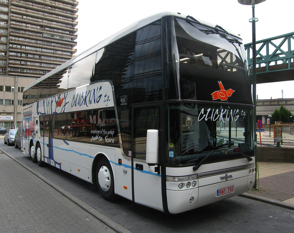 Roeselare, Van Hool TD925 Astromega # RWT-750 — Photo — BUSPHOTO