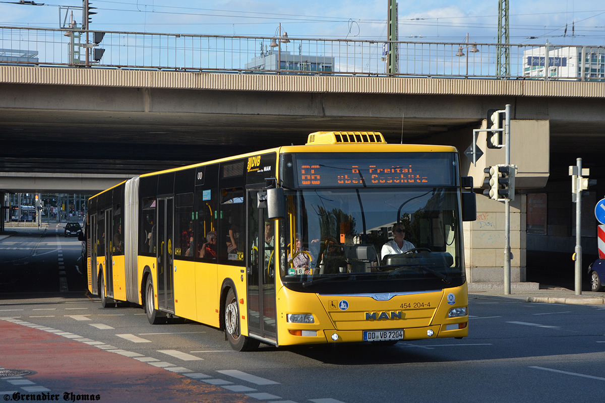 Dresden, MAN A40 Lion's City GL NG363 # 454 204-4 — Photo — BUSPHOTO