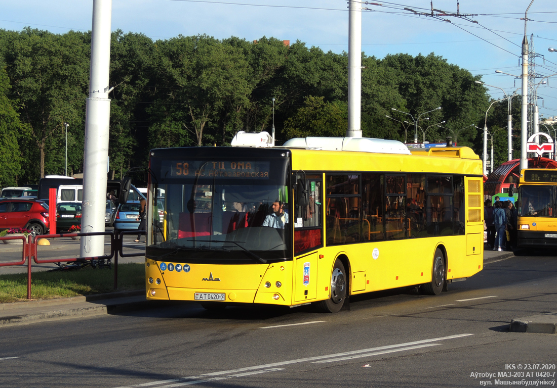 Minsk, MAZ-203.016 # 043011 — Photo — BUSPHOTO