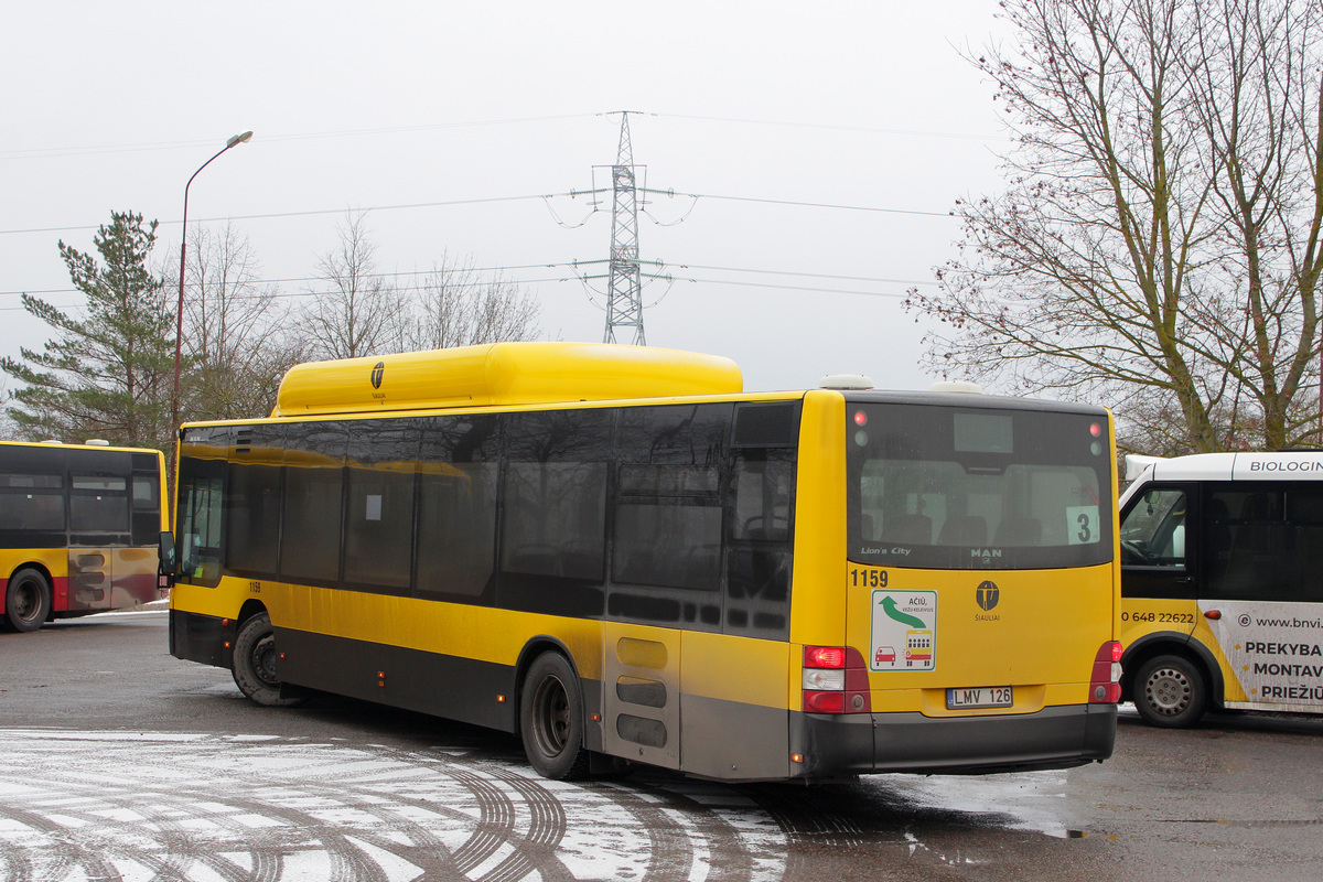 Šiauliai, MAN A21 Lion's City NL243 CNG # 1159 — Photo — BUSPHOTO