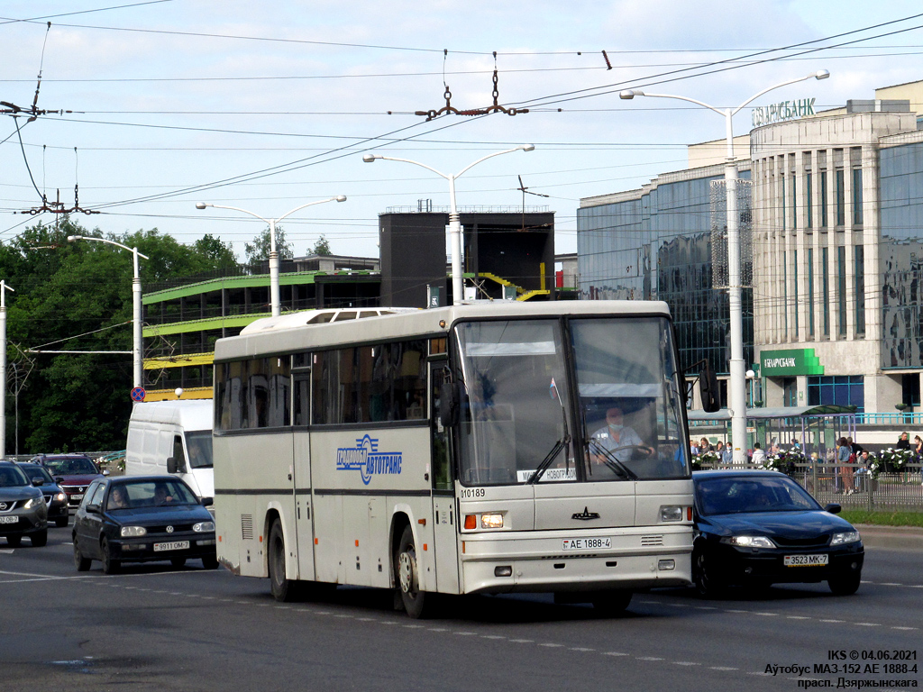 Novogrudok, MAZ-152.А62 # 010189 — Photo — BUSPHOTO