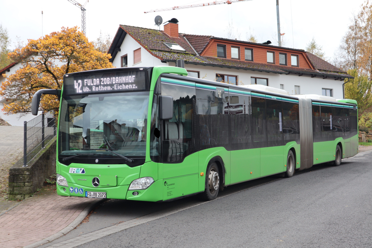 Fulda, Mercedes-Benz Citaro C2 G # FD-RB 2072 — Photo — BUSPHOTO