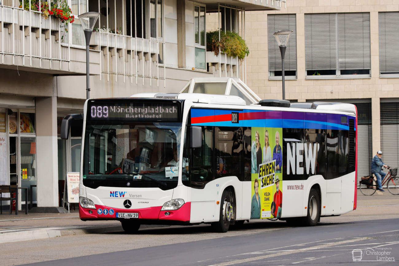Viersen, Mercedes-Benz Citaro C2 Hybrid # 19 — Photo — BUSPHOTO