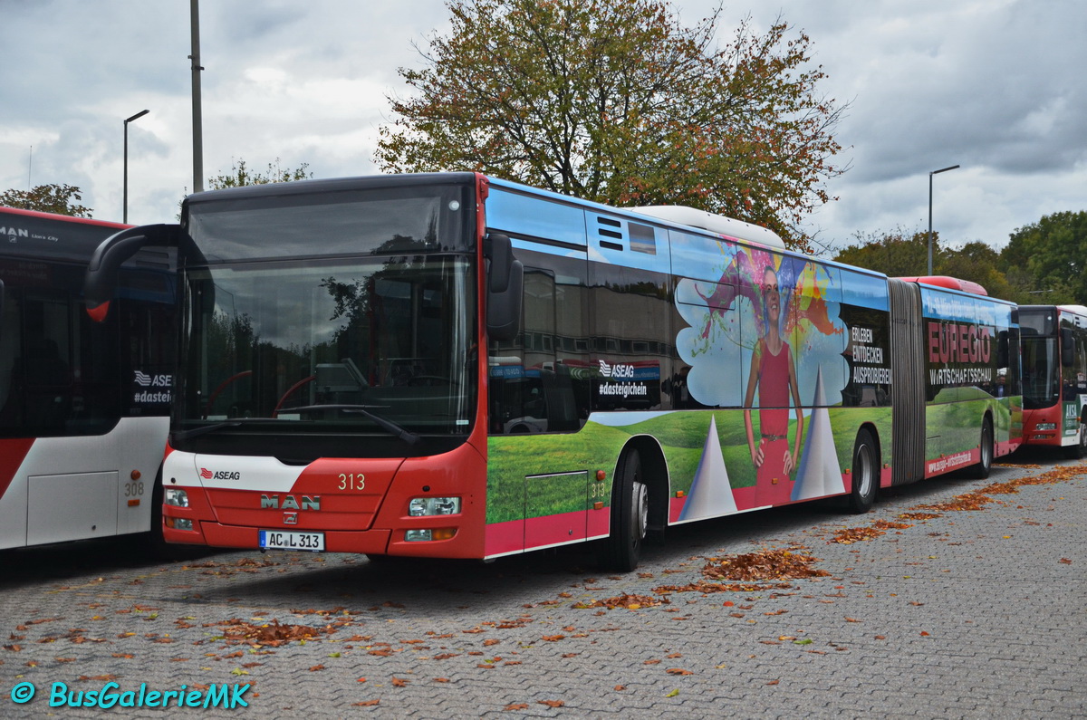 Aachen, MAN A40 Lion's City GL NG363 # 313 — Photo — BUSPHOTO