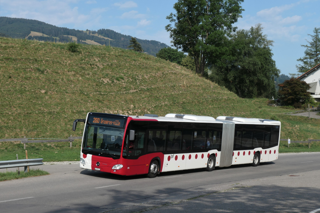 Fribourg, Mercedes-Benz Citaro C2 GÜ # 176 — Photo — BUSPHOTO