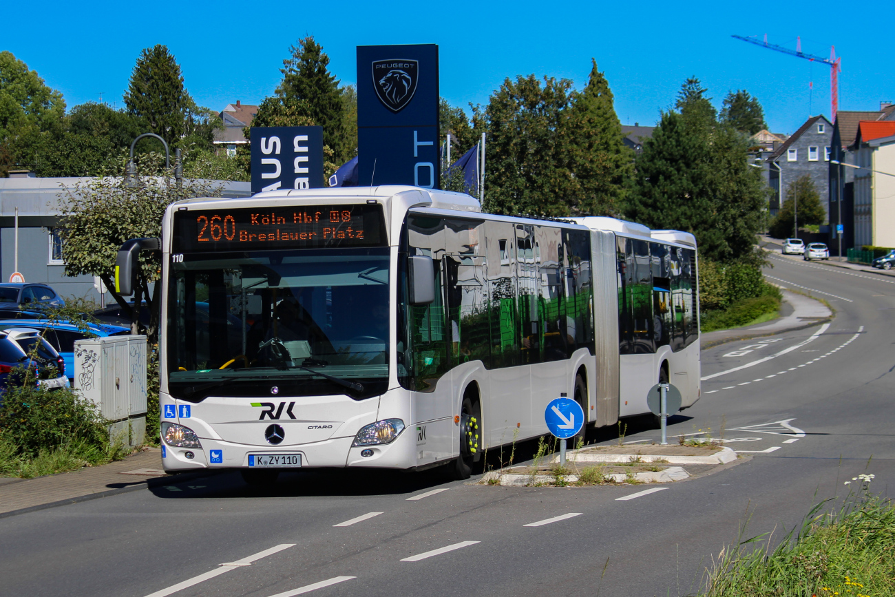 Cologne, Mercedes-Benz Citaro C2 G Hybrid # 110 — Photo — BUSPHOTO