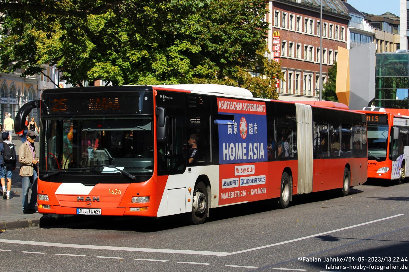 Düren, MAN A23 Lion's City GL NG363 # 1424 — Photo — BUSPHOTO