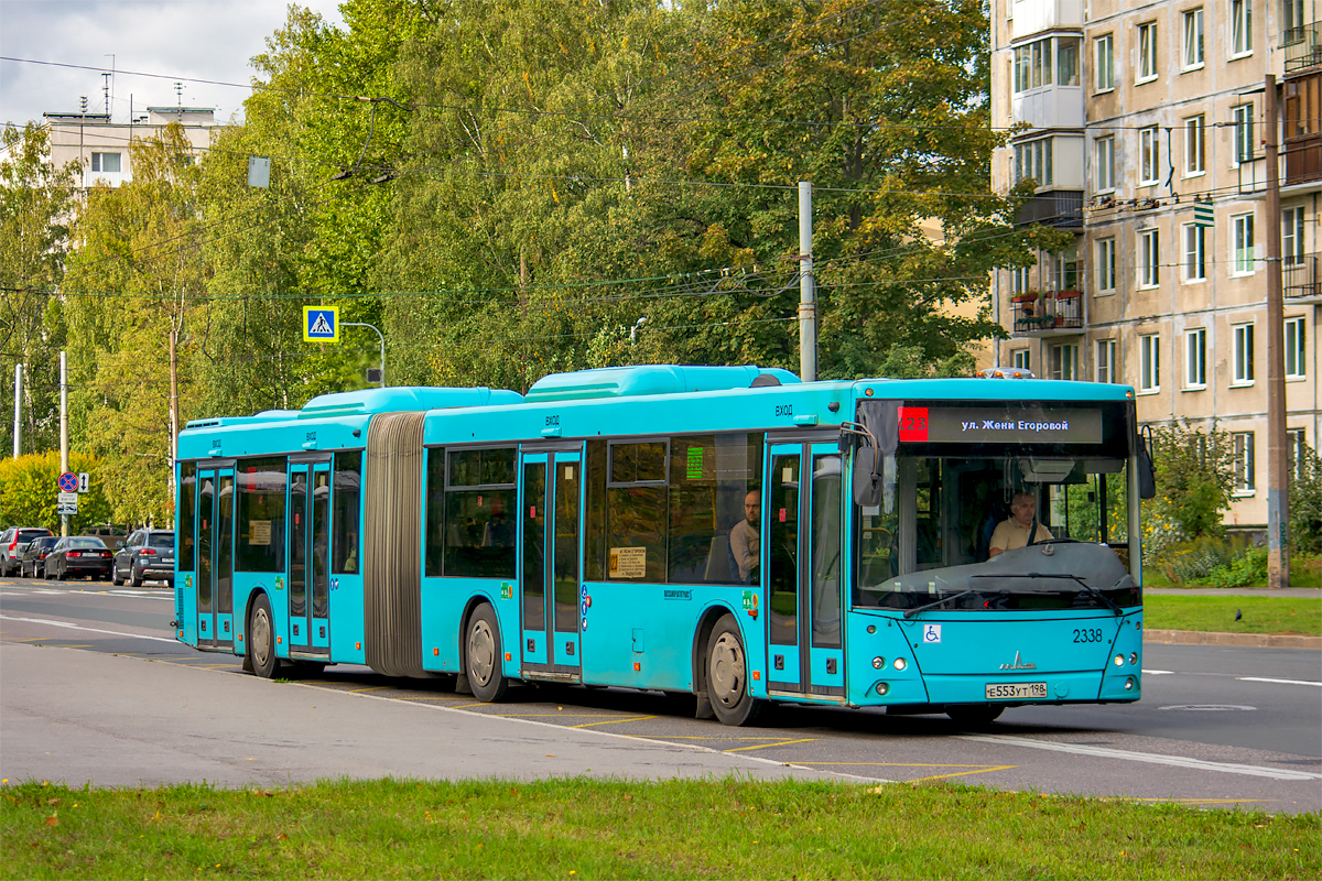 Saint Petersburg, MAZ-216.066 # 2338 — Photo — BUSPHOTO