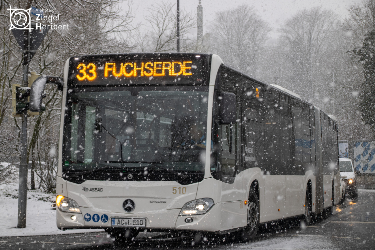 Aachen, Mercedes-Benz Citaro C2 G Hybrid # 510 — Photo — BUSPHOTO
