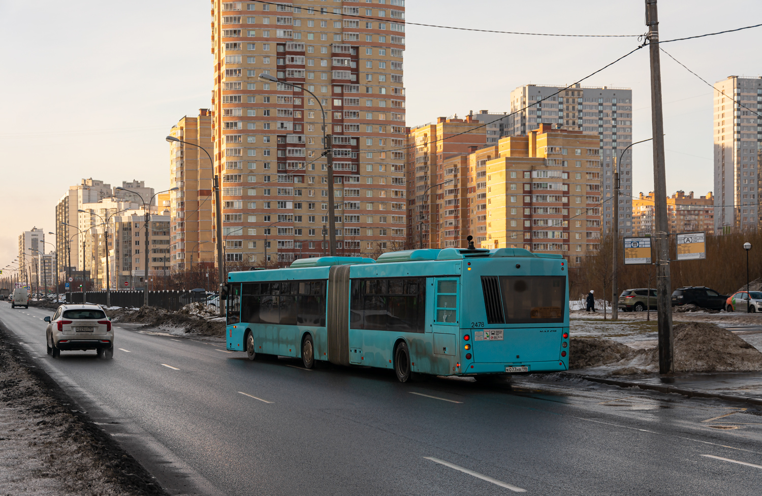 Saint Petersburg, MAZ-216.066 # 2478 — Photo — BUSPHOTO