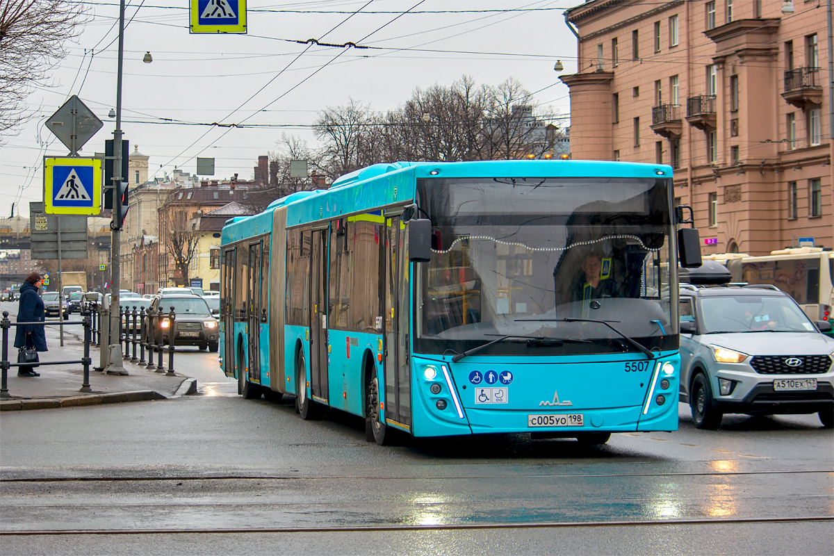 Saint Petersburg, MAZ-216.047 # 5507 — Photo — BUSPHOTO