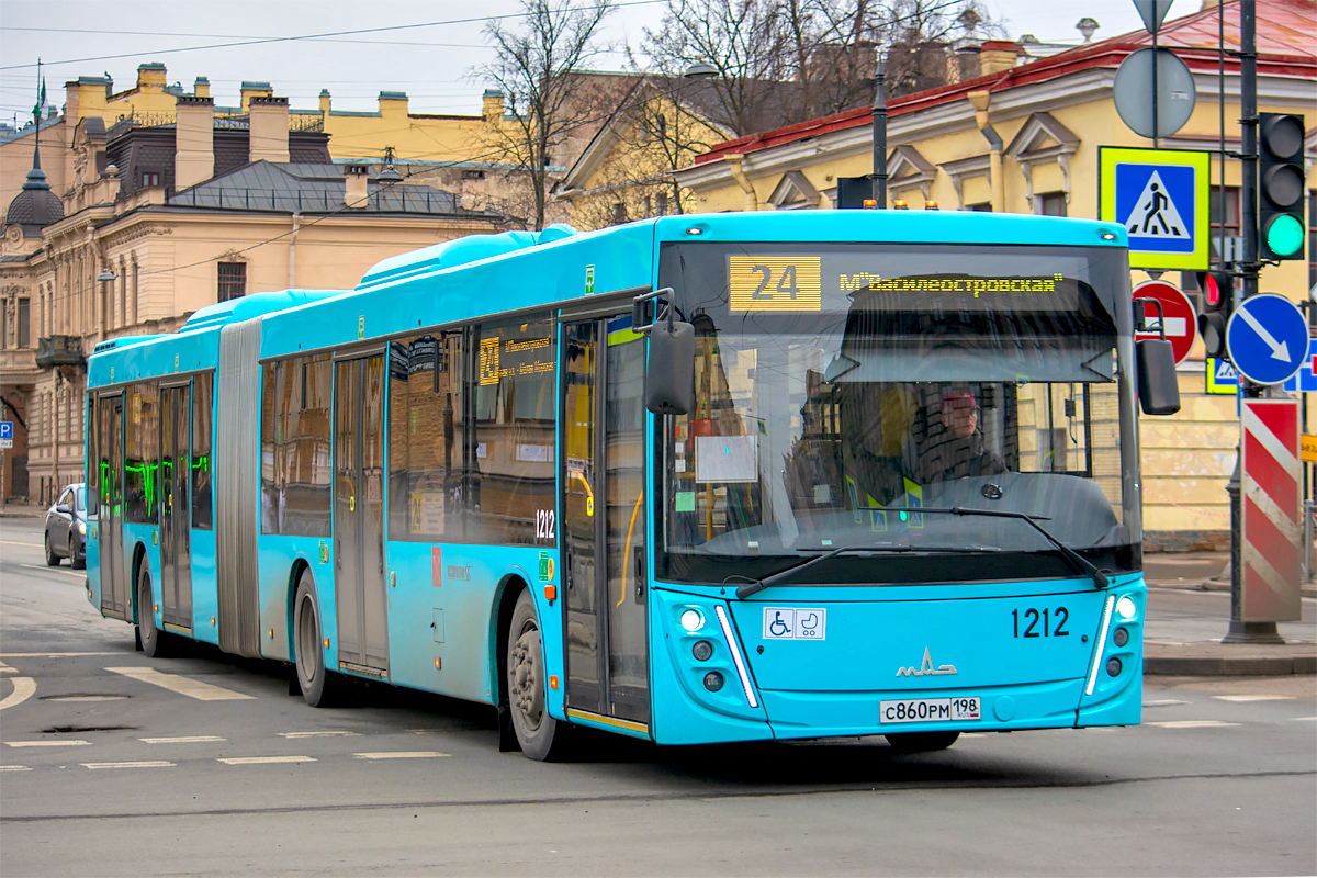 Saint Petersburg, MAZ-216.047 # 1212 — Photo — BUSPHOTO