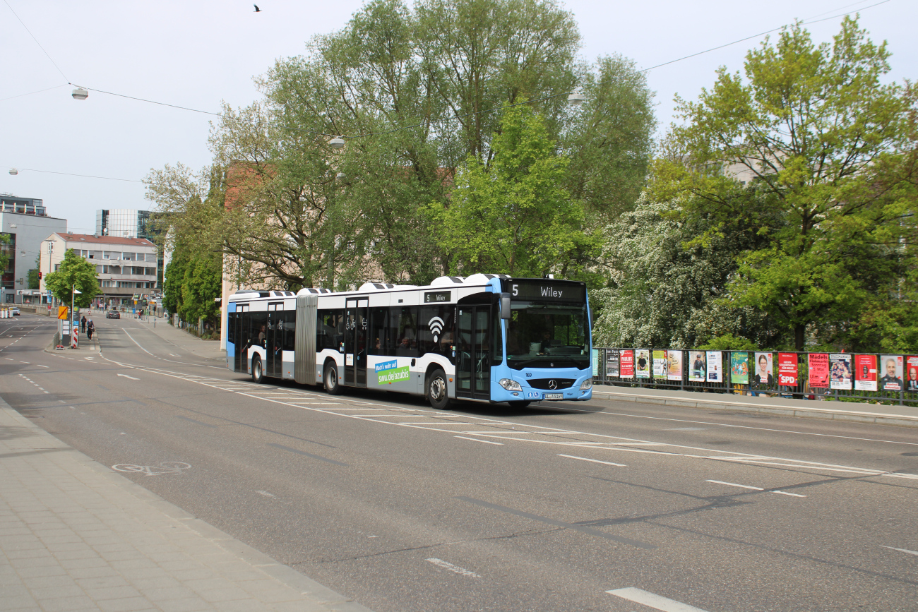 Ulm, Mercedes-Benz Citaro C2 G Hybrid # 169 — Photo — BUSPHOTO