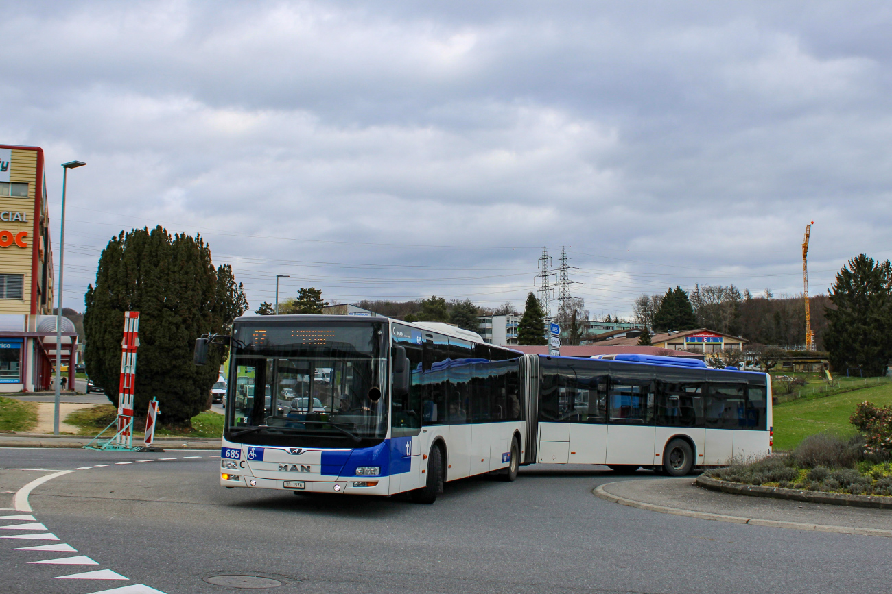 Lausanne, MAN A40 Lion's City GL NG363 # 685 — Photo — BUSPHOTO