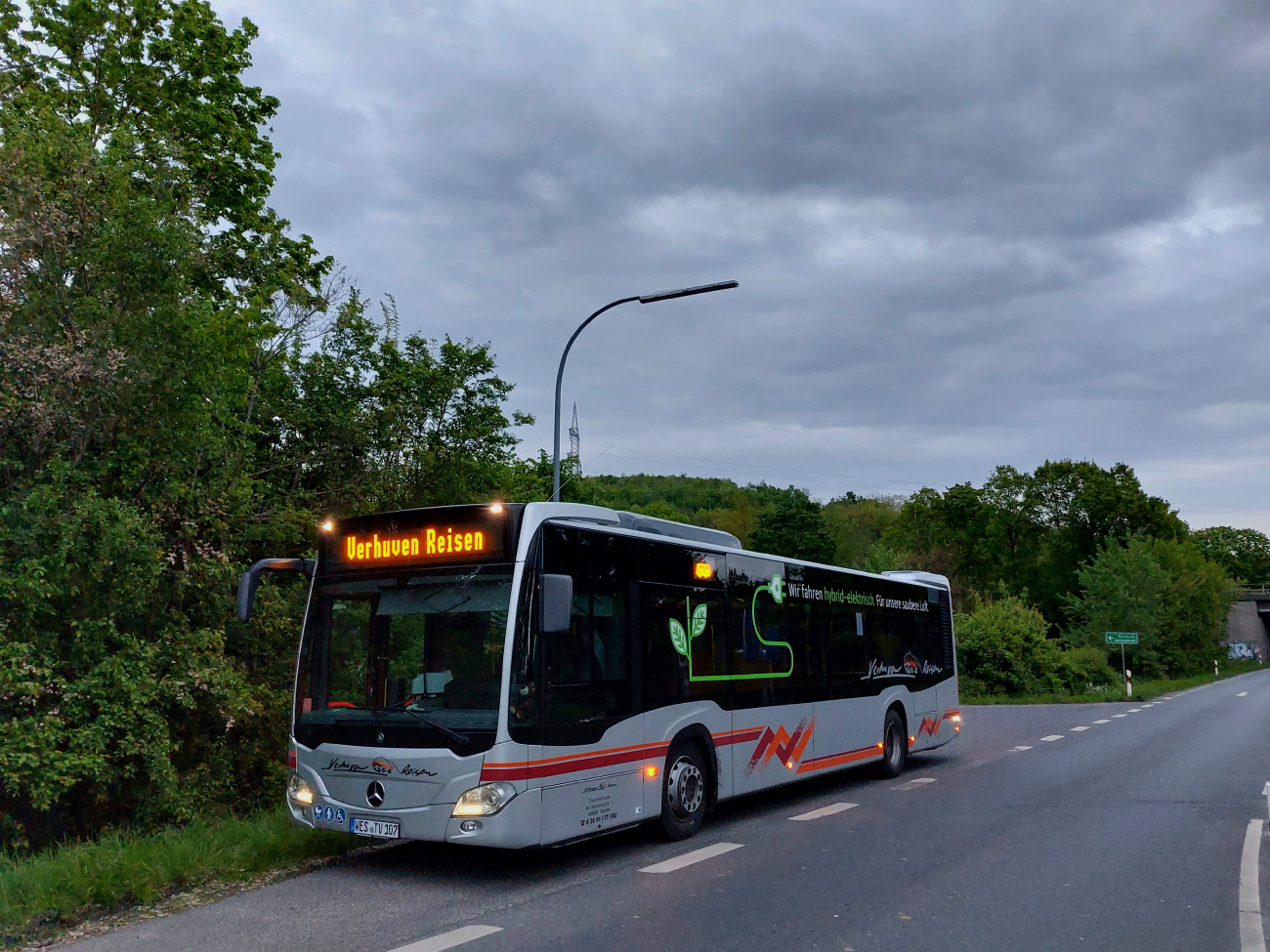 Wesel, Mercedes-Benz Citaro C2 Ü Hybrid # 9658 — Photo — BUSPHOTO