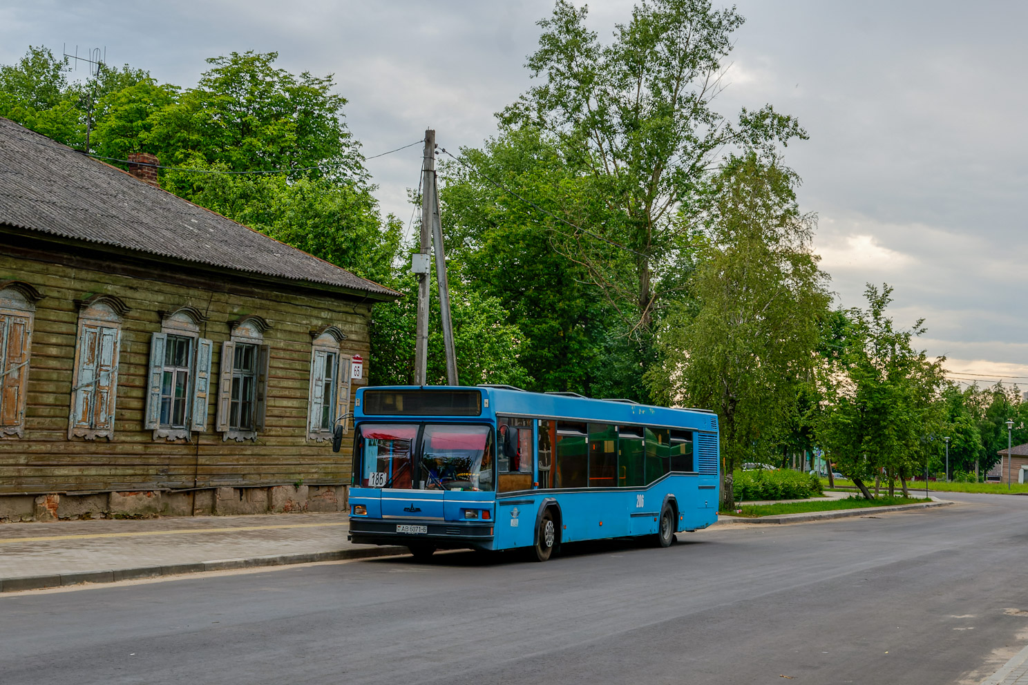 Bobruysk, MAZ-103.062 # 206 — Photo — BUSPHOTO