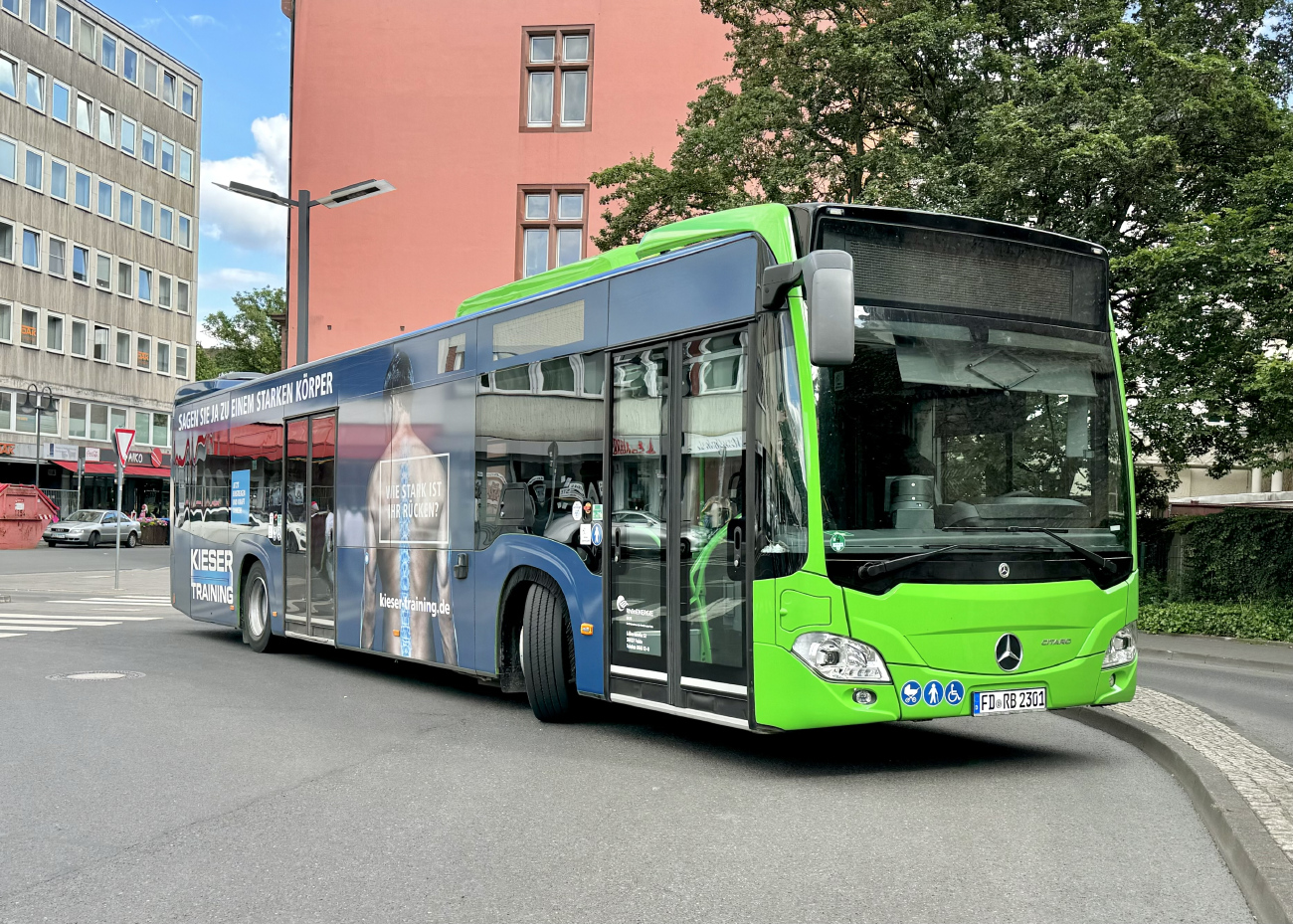 Fulda, Mercedes-Benz Citaro C2 Hybrid # FD-RB 2301 — Photo — BUSPHOTO