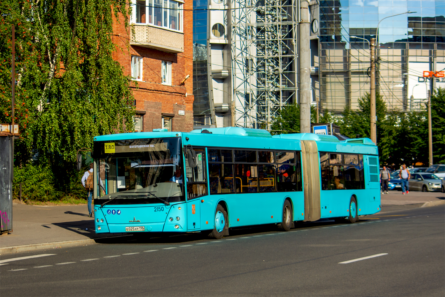 Saint Petersburg, MAZ-216.066 # 2150 — Photo — BUSPHOTO