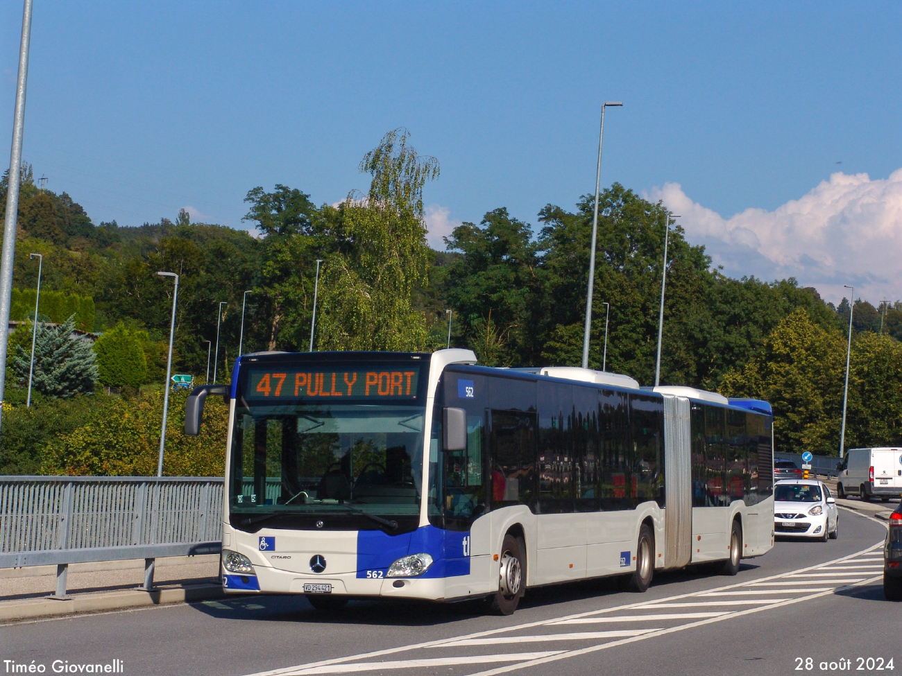 Lausanne, Mercedes-Benz Citaro C2 G # 562 — Photo — BUSPHOTO