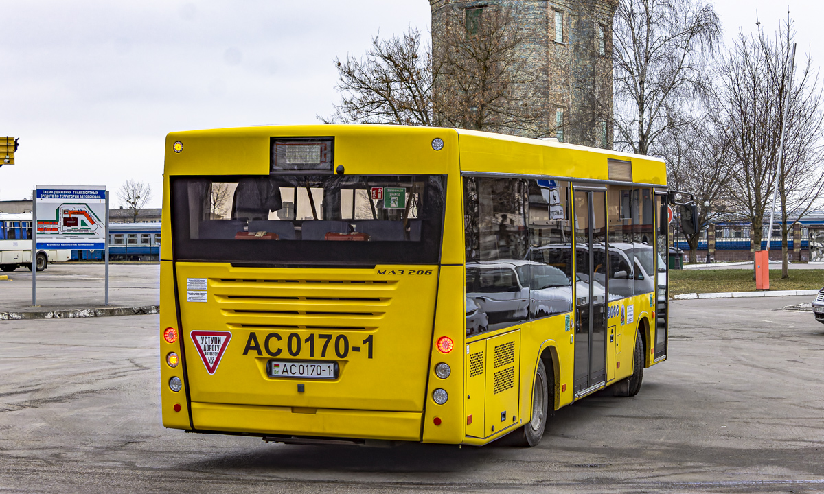 Pinsk, MAZ-206.047 # 25385 — Photo — BUSPHOTO