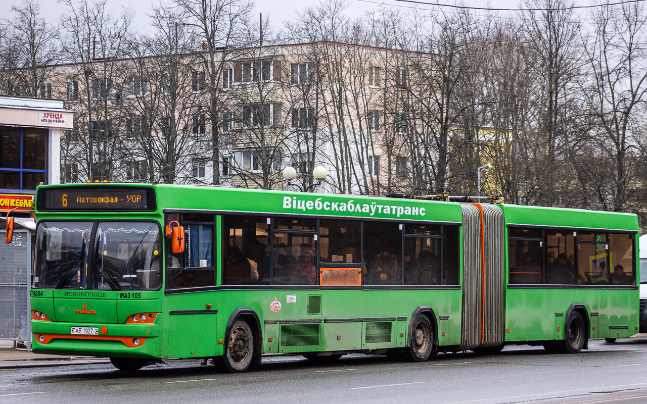 Novopolock, MAZ-105.465 # 074284 — Photo — BUSPHOTO