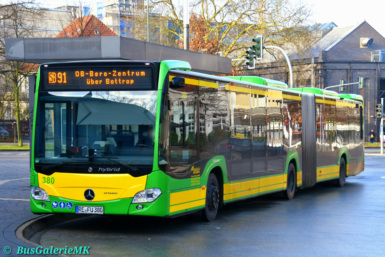 Recklinghausen, Mercedes-Benz Citaro C2 G Hybrid # 380 — Photo — BUSPHOTO