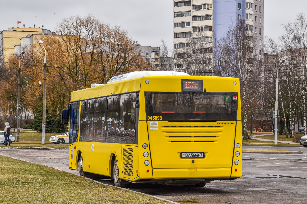 Minsk, MAZ-206.047 # 045098 — Photo — BUSPHOTO