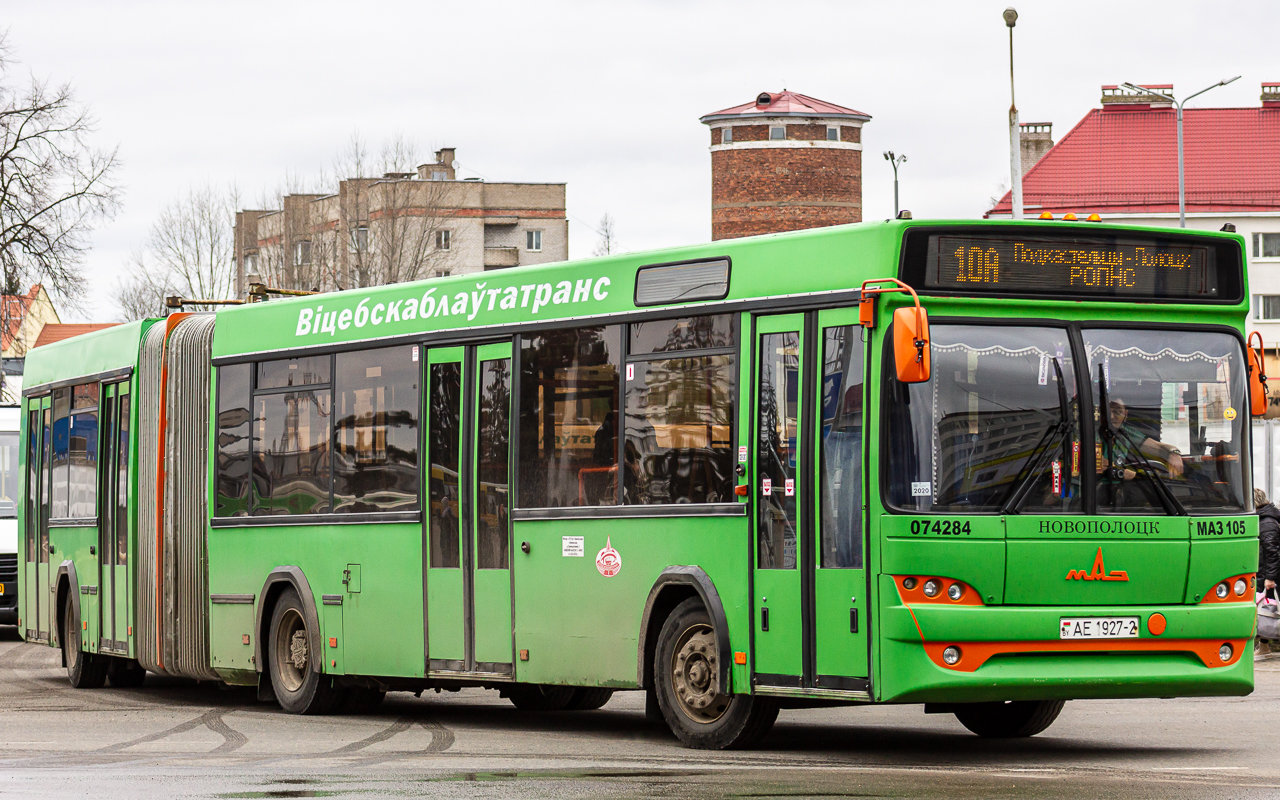 Novopolock, MAZ-105.465 # 074284 — Photo — BUSPHOTO