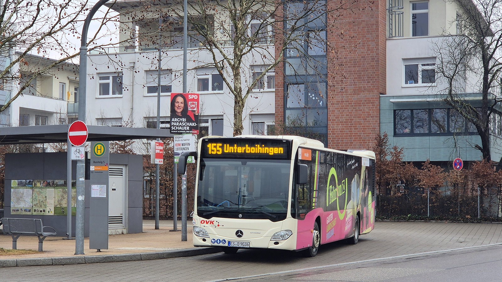 Esslingen am Neckar, Mercedes-Benz Citaro C2 Hybrid # 36 — Photo — BUSPHOTO