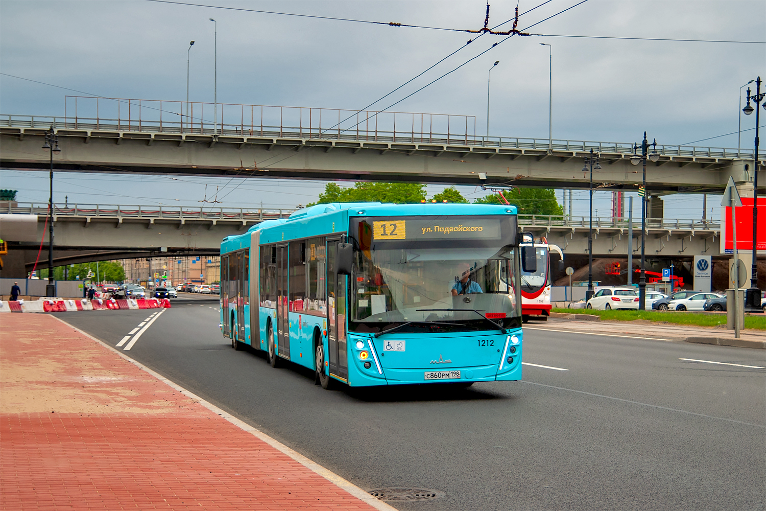 Saint Petersburg, MAZ-216.047 # 1212 — Photo — BUSPHOTO